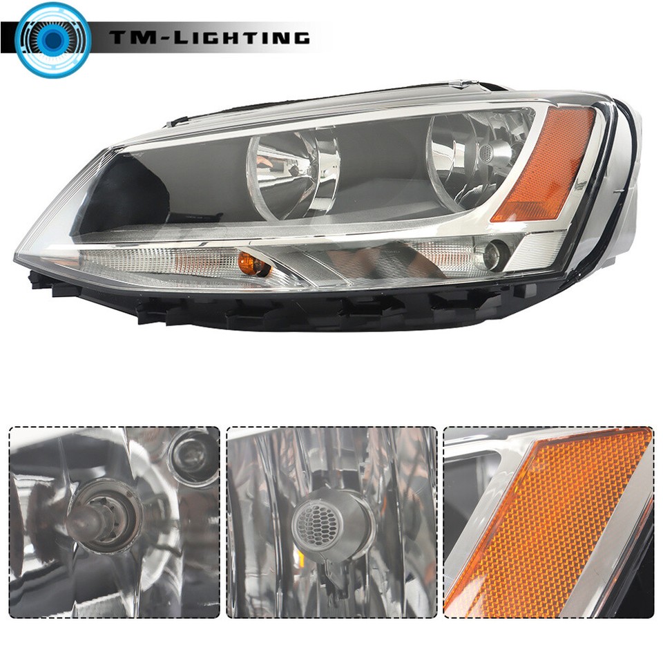 For 2011-2018 Volkswagen Jetta Headlights Headlamps Assembly Left ...