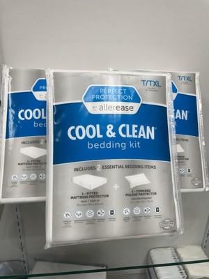 Lot Of 3 - Perfect Protection by Allerease Cool & Clean Bedding Kit T/TXL | eBay