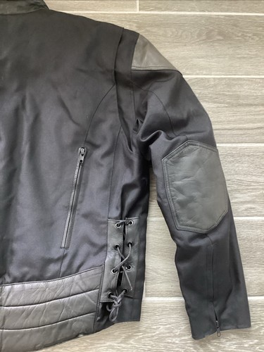 Pre-Owned Men's Texport Motorcycle Riding Jacket Sz. M Black Removable ...