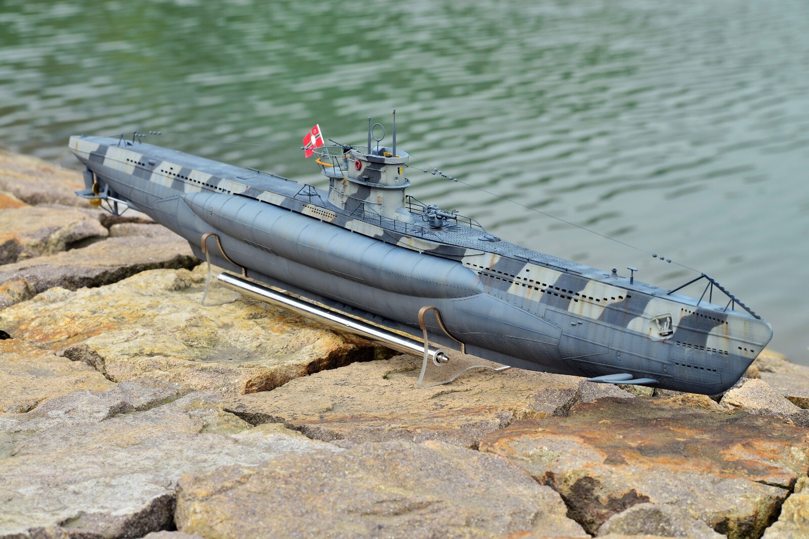 Arkmodel 1/48 German U-Boat Type VIIC RC Submarine Scale Model Plastic ...