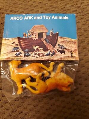 Vintage 1970's Arco Ark & Toy Animals Lions | eBay