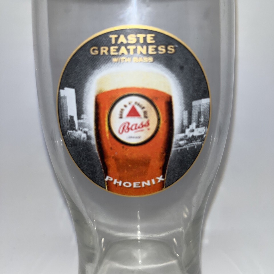 Bass Ale Pint Beer Glass Phoenix | eBay