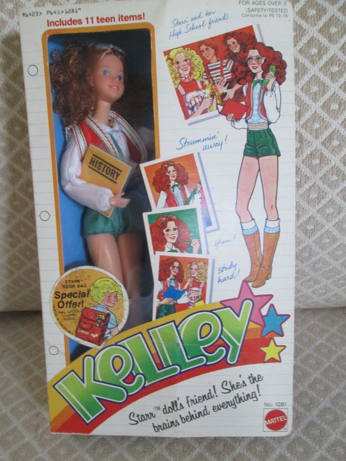 Rare Vintage Mattel Barbie 1979 Starr Doll's Friend Kelley 11 1/2" Doll ...