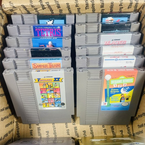 20 GAME LOT NES Nintendo ORIGINAL Games TESTED GUARANTEE SUPER MARIO ...