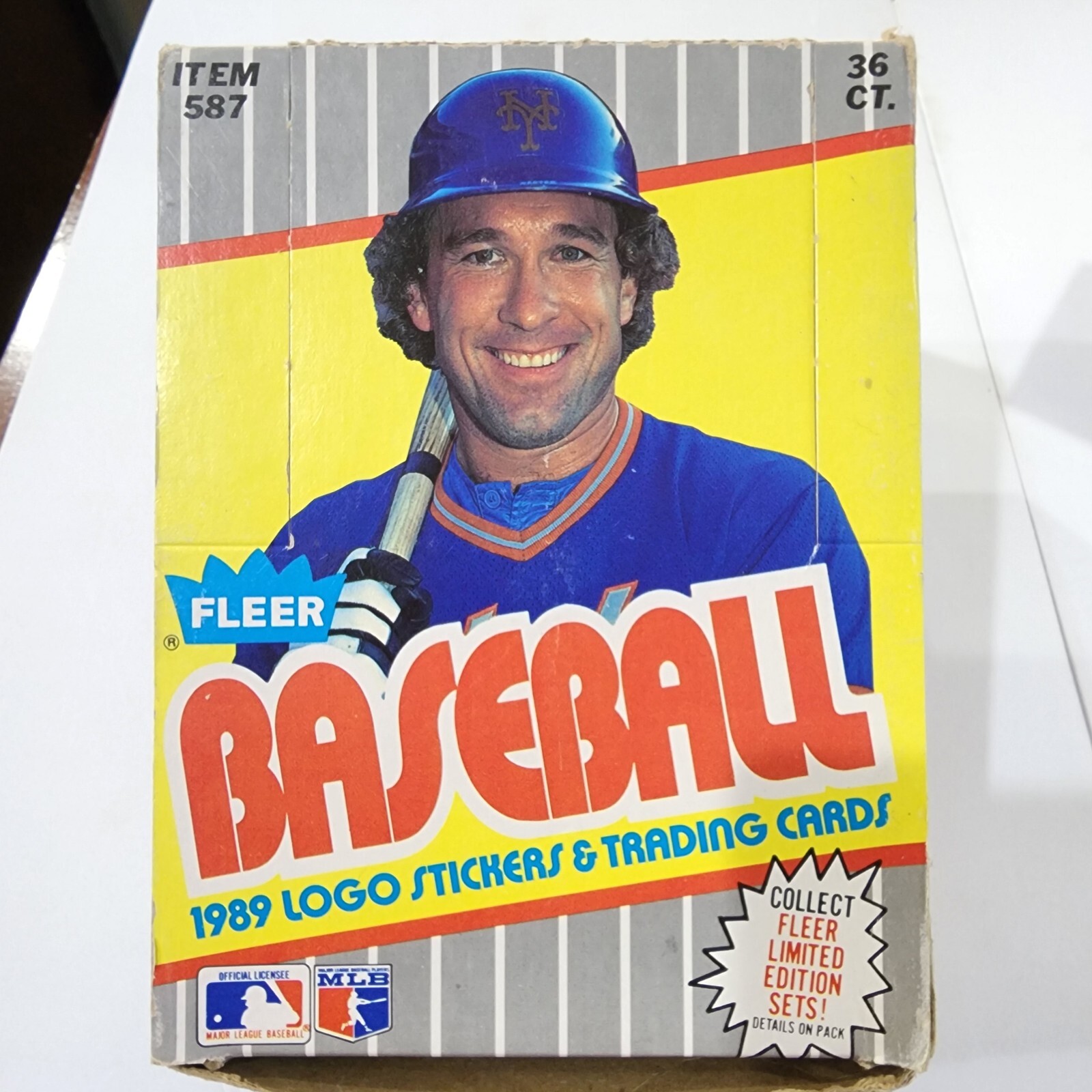 1989 FLEER LOGO Stickers & Updated Trading Baseball Cards Boxed Set | eBay
