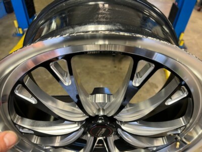 20x9.0 WELD Performance S113 Belmont Gloss Black Milled Wheel. Scuffed ...