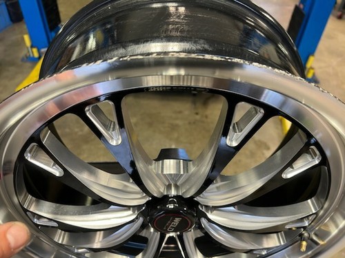20x9.0 WELD Performance S113 Belmont Gloss Black Milled Wheel. Scuffed ...