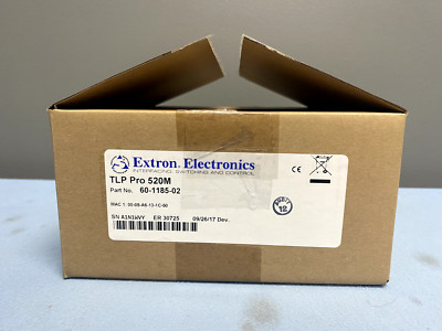 Extron TLP Pro 520M 5” Wall Mount TouchLink Pro Touchpanel 60-1185-02 ...