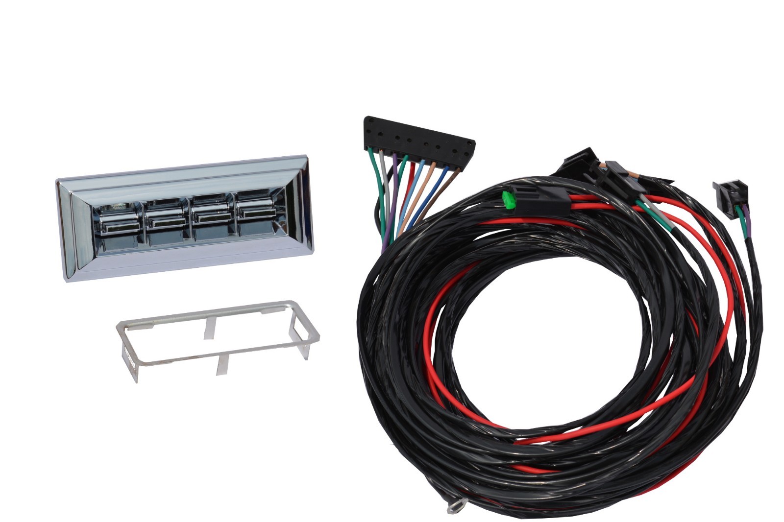 1955 Ford Victoria & Crown Power Window Kit, Front/Rear w/ Chrome ...