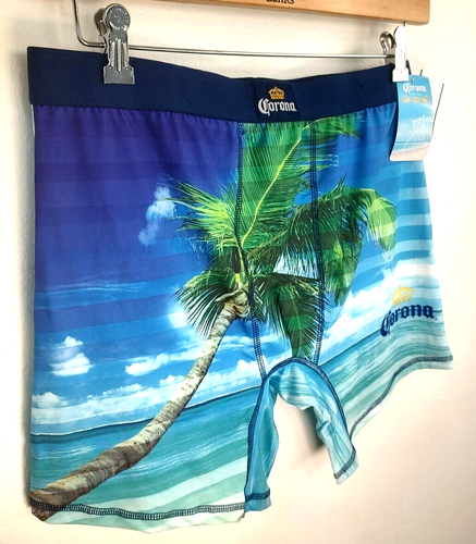Corona men's Palm Trees Ocean Boxers Briefs Casual Underwear NWTs | eBay