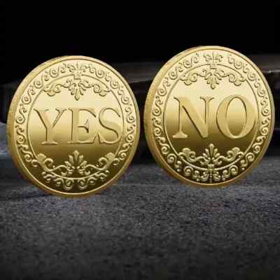 COIN YES OR NO COIN. FLIP TO GET YOUR ANSWER TO YOUR QUESTIONS. | eBay