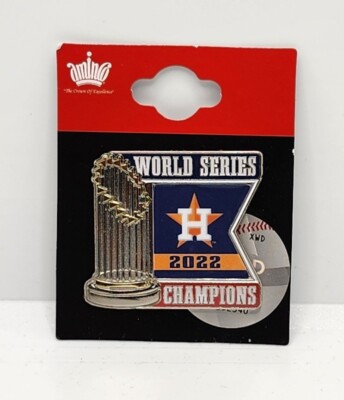 Houston Astros 2022 MLB World Series champions Trophy ws lapel hat Pin ...
