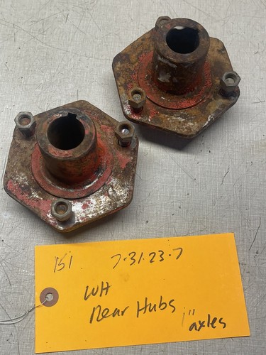 Wheel Horse Rear Axle Hubs , Model Unknown 3 Lug 1” Axles | eBay