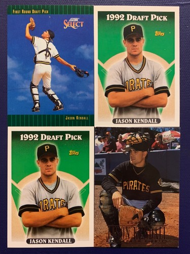 Jason Kendall Rookie card lot (4) Catcher Pittsburgh Pirates 🏴‍☠️ ⚾ ...