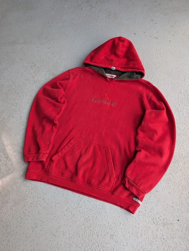 Quicksilver Red Hoodie Surf Y2K Vintage Rare Size S | eBay