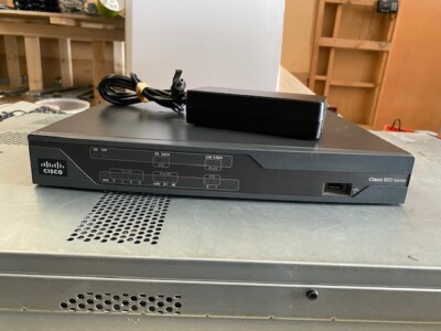 Cisco 887-M ADSL BRI router 4x Ethernet ADSL 2+ ISDN VPN NO POWER ...