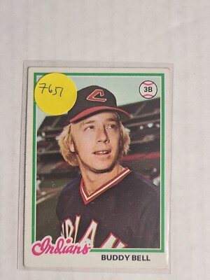 1978 Topps #280 Buddy Bell Cleveland Indians Baseball Card | eBay