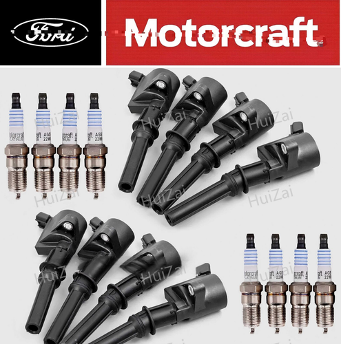 8Set OEM Motorcraft Ignition Coil DG508 &Spark Plug SP479 For Ford F150 ...