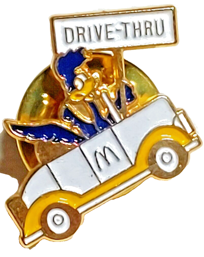 McDonald's Restaurant (Roadrunner Character) Drive Thru Lapel Pin | eBay