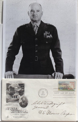 Alexander Vandegrift Signed Autograph 18th Commandant Marine Corps ...