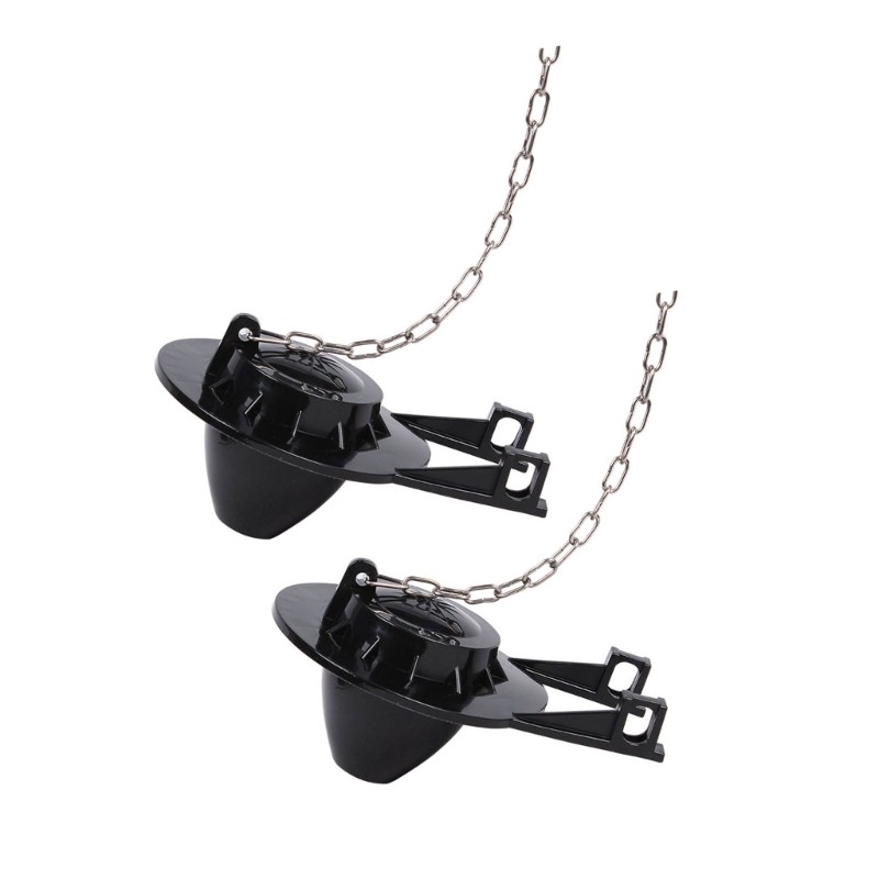 2Pcs 2inch Toilet Stoppers Flapper Replacement Water Saving Flush ...
