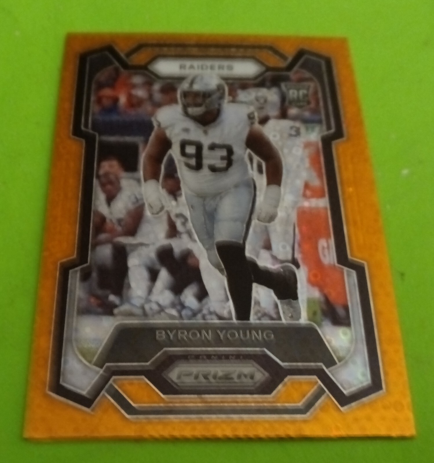2023 Bryon Young Panini Prizm Orange Disco Prizm NFL ROOKIE Card #355 ...