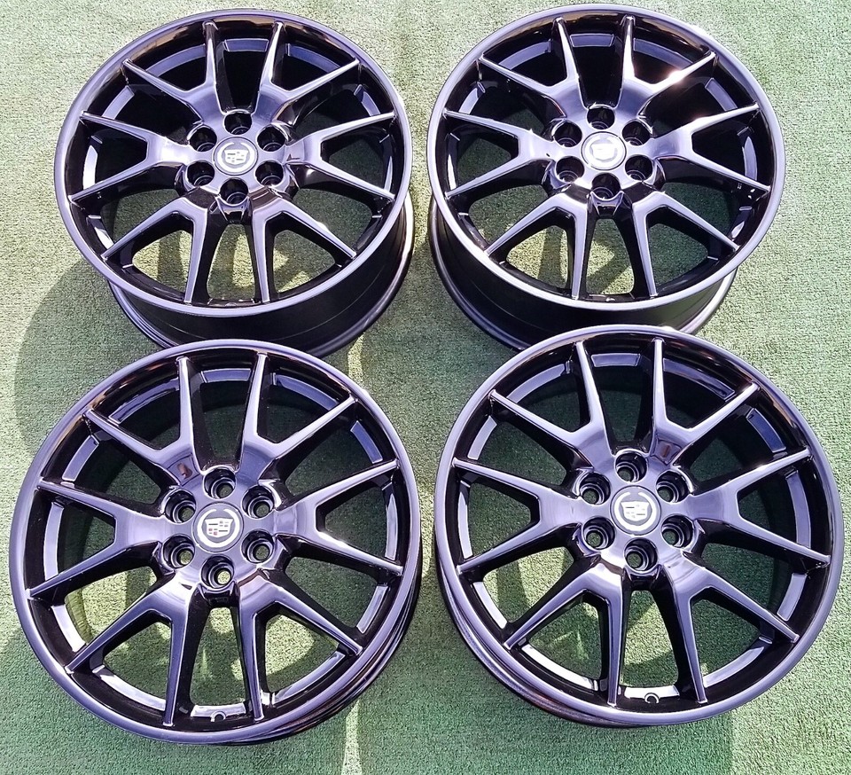 PERFECT Cadillac XT5 BLACK 20 inch Wheels Exact OEM Factory GM Spec SRX ...