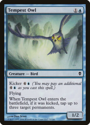 4x Tempest Owl - NM/LP - Zendikar Block - SPARROW MAGIC | eBay