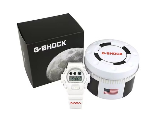 Casio G-Shock x NASA DW6900NASA237 White DW-6900 Limited Edition ...