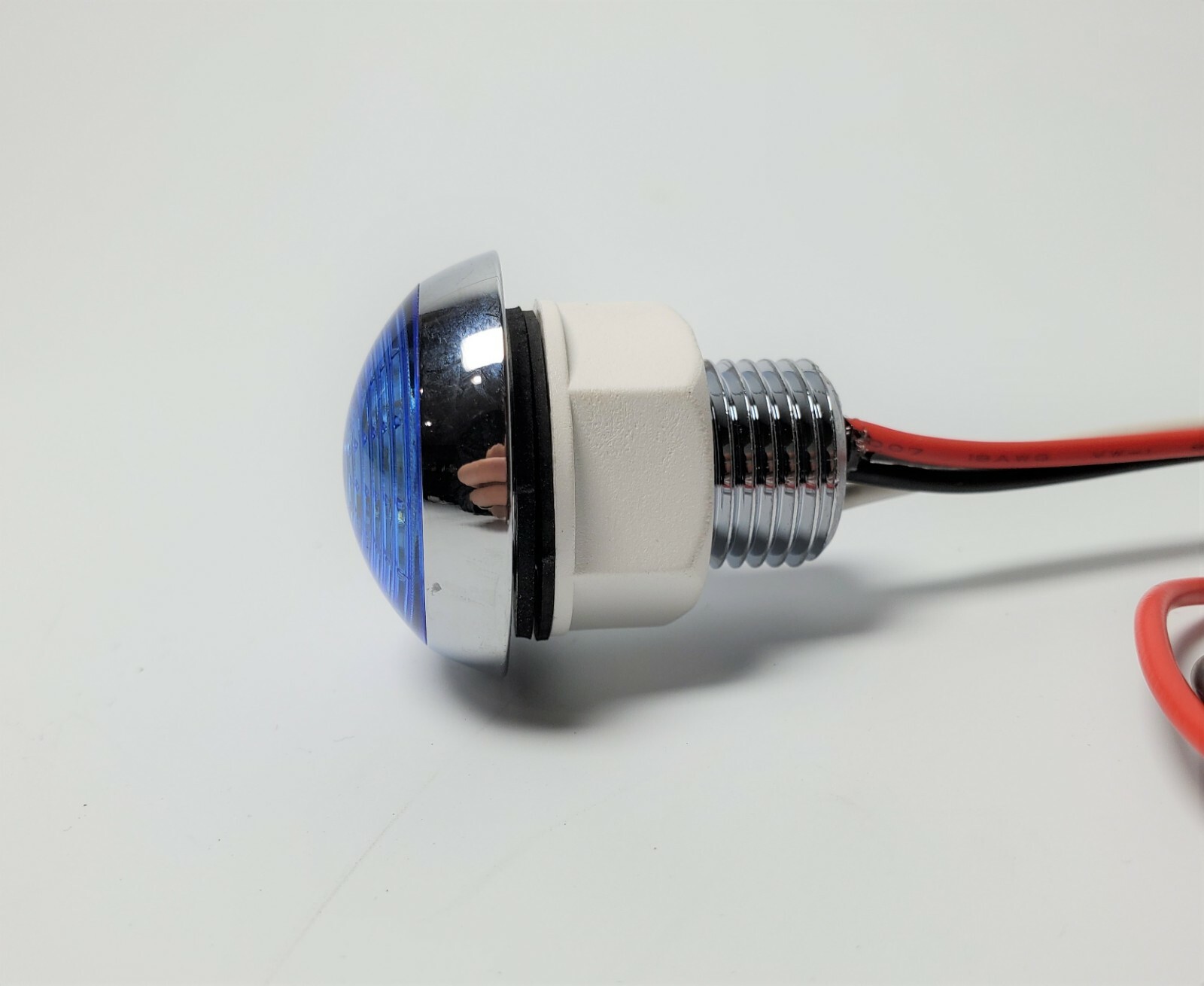 1-1/4" Dual Function Blue LED Marker Light Vintage/Classic Mini Moon ...