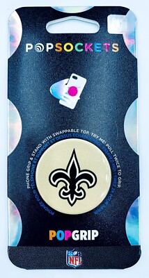 Authentic PopSockets NFL New Orleans Saints Gloss Football PopSocket ...