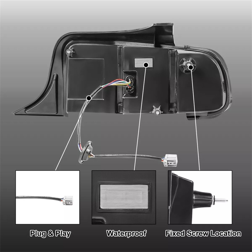 New LED Tail Lights for 2010-14 Ford Mustang Sequential Turn Signal ...