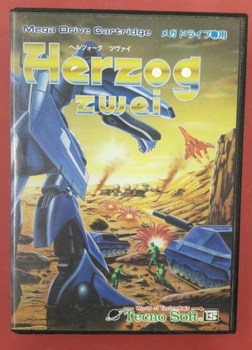 Technosoft Herzog Zwei Mega Drive Software Herzog h67_1218 | eBay