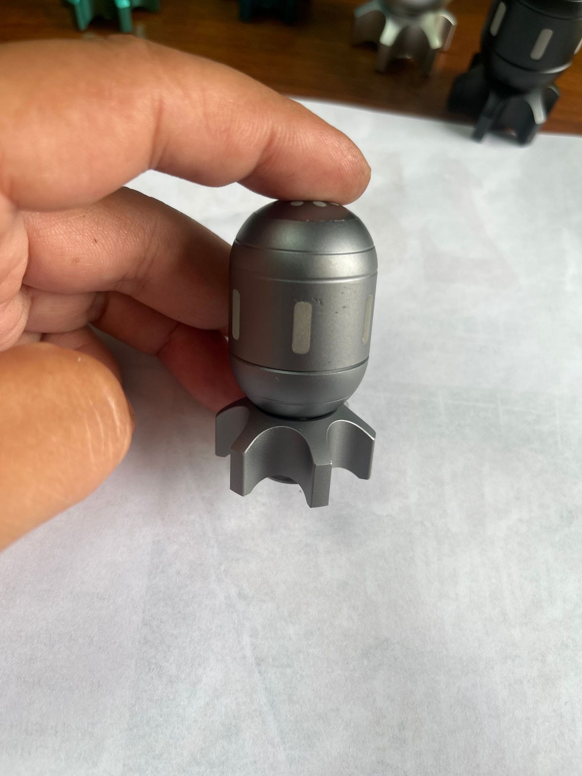 Fidget Spinner Toys EDC Clicker Model Nuclear Bomb Gifts Men Adults ...