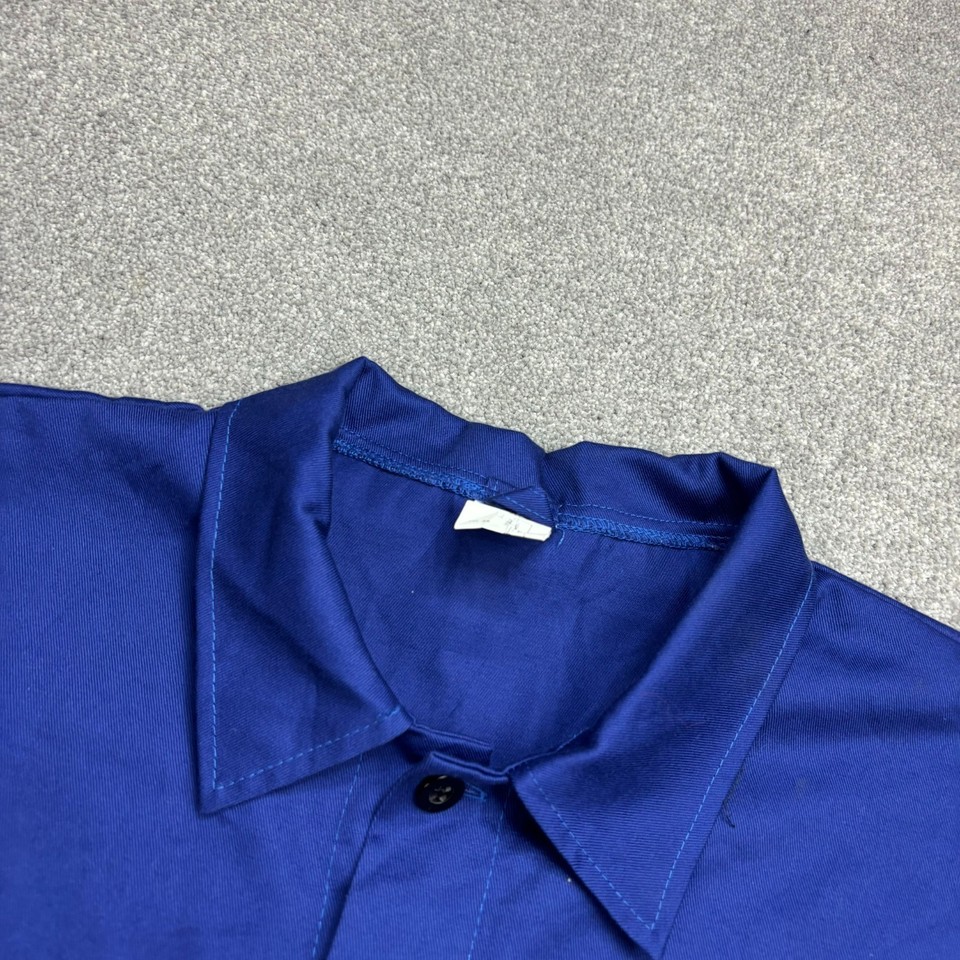 French Jacket Adult Extra Large Blue VTG Chore Utility Work Wear ...