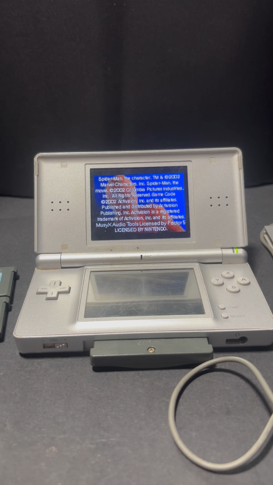 Nintendo DS Lite Gray Tested Works Includes Charger Stylus | eBay