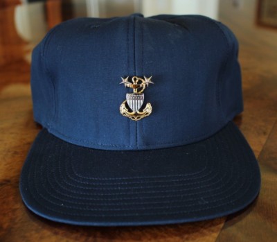 USCG COAST GUARD E-9 MCPO OPERATIONAL COMBAT UNIFORM TWILL BALLCAP BALL ...