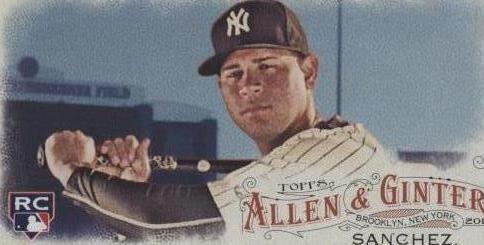 2016 Topps Allen & Ginter - Gary Sanchez #152 Mini (RC) for sale online ...