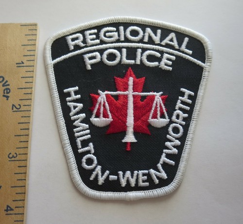 HAMILTON WENTWORTH CANADA REGIONAL POLICE PATCH Vintage Original | eBay