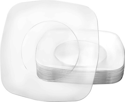 5.5 Inch Disposable Elegant Clear Dessert Plate 10pcs | eBay