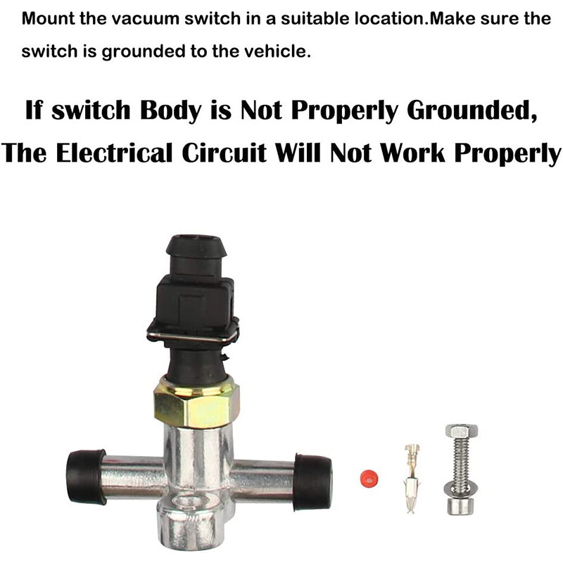 28146 Electric Brake Vacuum Pump Switch +Relay Fit for Chevy GM Ford ...