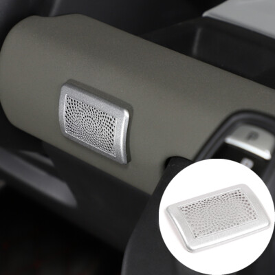 Stainless Steering Wheel microphone Cover trim For Land Rover Defender ...