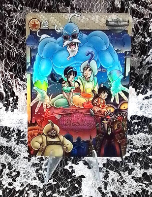 ️Chi-Chi & Goku Aladdin DRAGON BALL Silver Anime ACG Waifu Holo Card ...