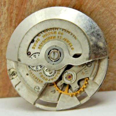 Vintage Eterna matic watch 17 jewel automatic men's nickel wrist watch ...