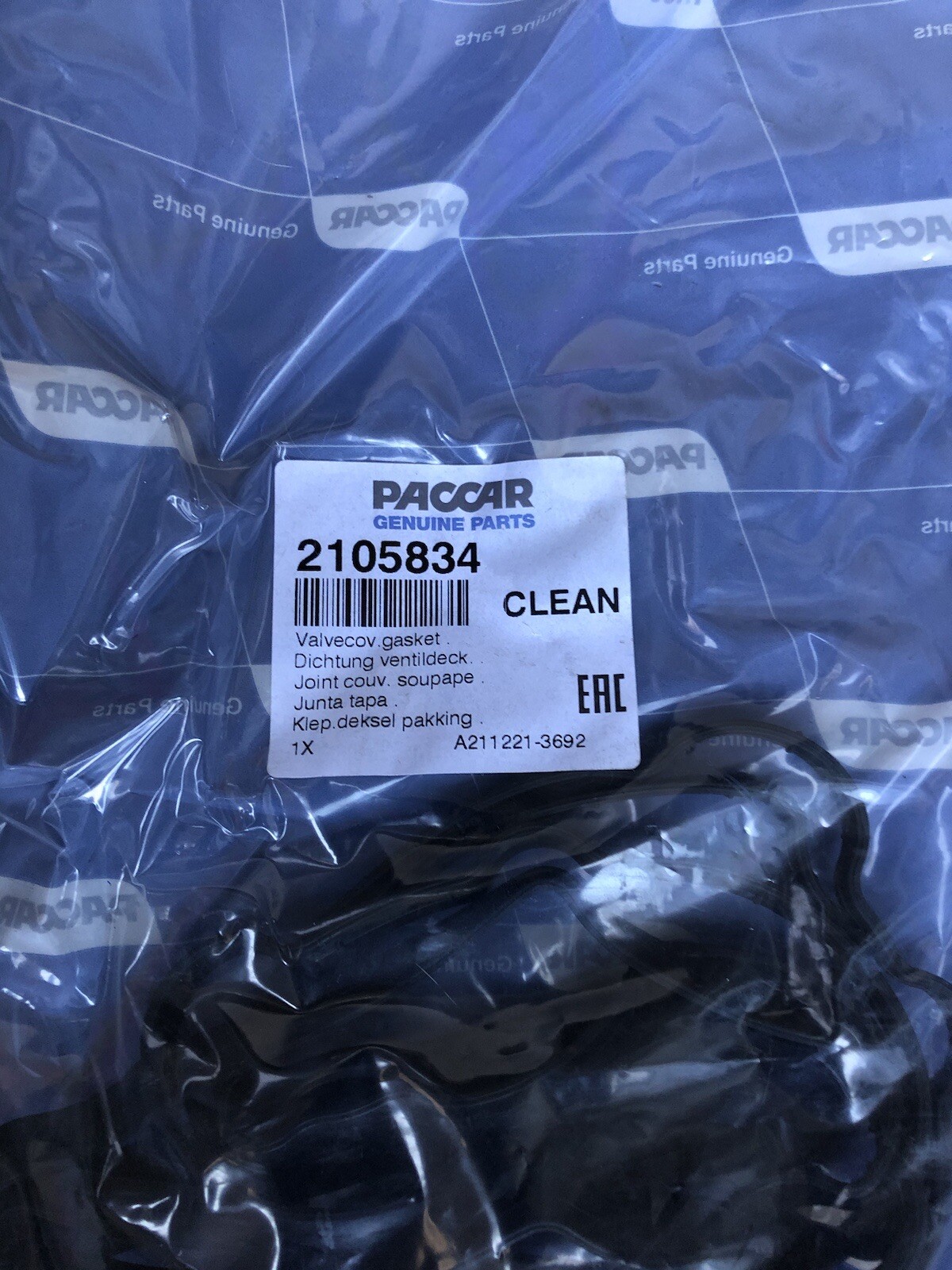 Paccar 2105834 Valve Cover GASKET | eBay