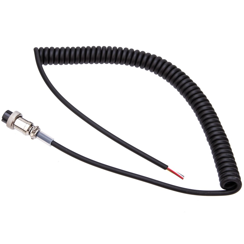 8Pin Mic Speaker Microphone Cable Cord For Alinco EMS-53 DR635 DR620 ...