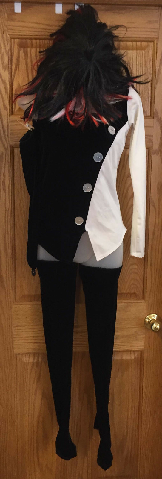 Dance Outfit for Girls Costume Black & White Mime Clown Size ASM ...