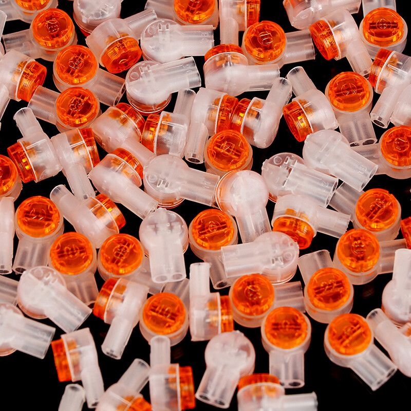 100Pc K2 Connector Grease Filling Butt Wire Line Terminal For Telepho ...