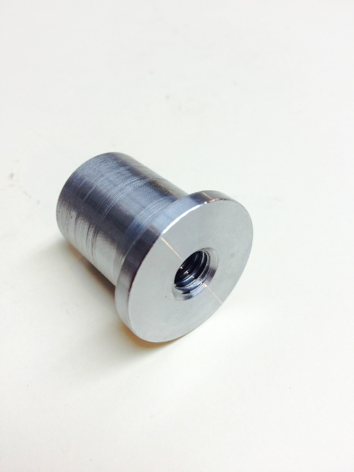 DIY CHOPPER THREADED BLIND FLANGE TOP HAT WELD BUNG 3/8"-16 bobber cafe ...