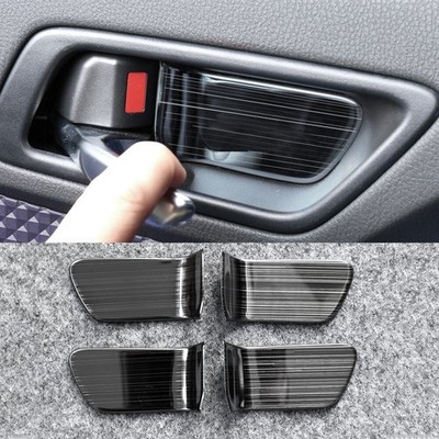4PCS Black Metal Interior Door Handle Cap Trim For 2018-2022 Toyota C ...